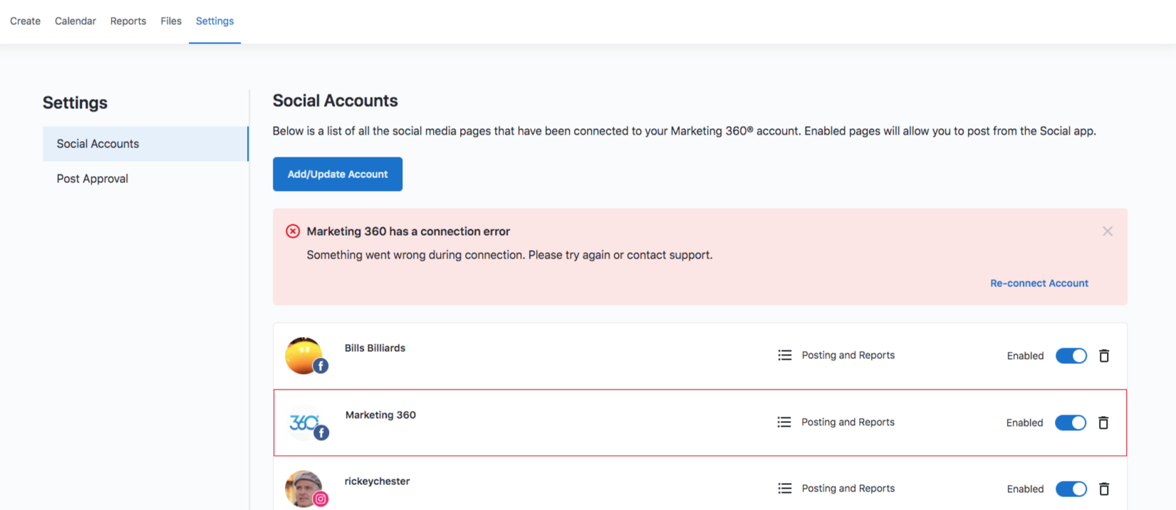 Troubleshooting Failed Social Posts – iHeartMedia